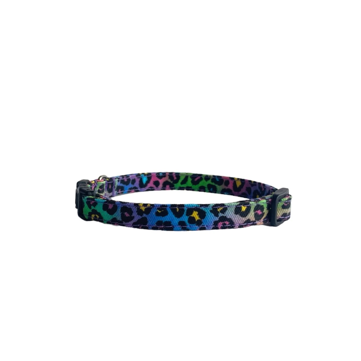 Personalized Cat Collar | Rainbow Leopard Cat Collar | Duke & Fox®