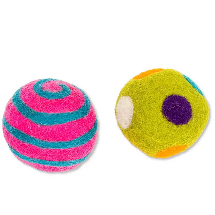 Wool Cat Toy, 2 pack - Assorted Colors – Duke & Fox