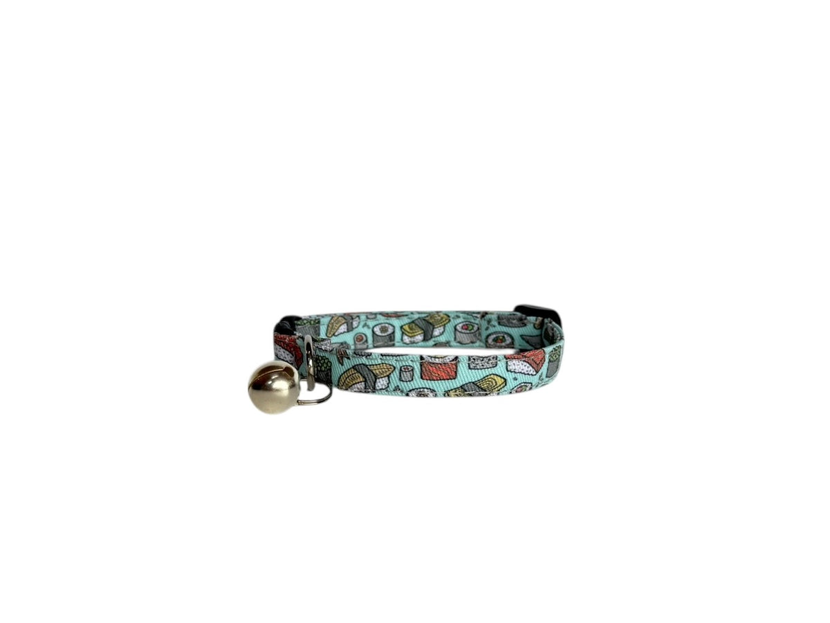 Sushi Personalized Cat Collar – Duke & Fox