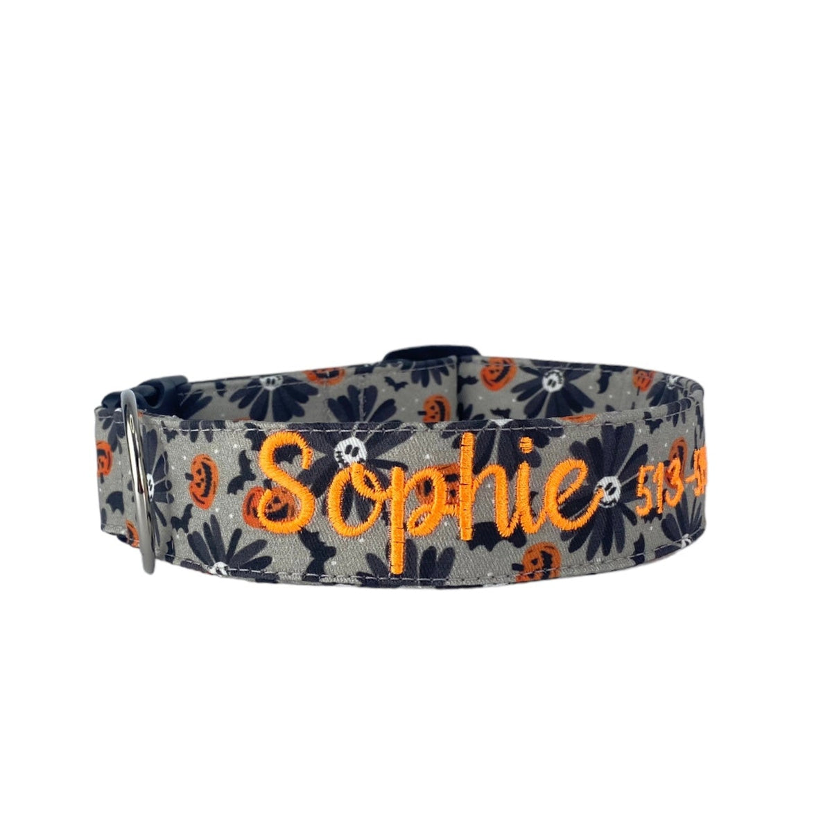 Skeleton Daisy Personalized Dog Collar – Duke & Fox