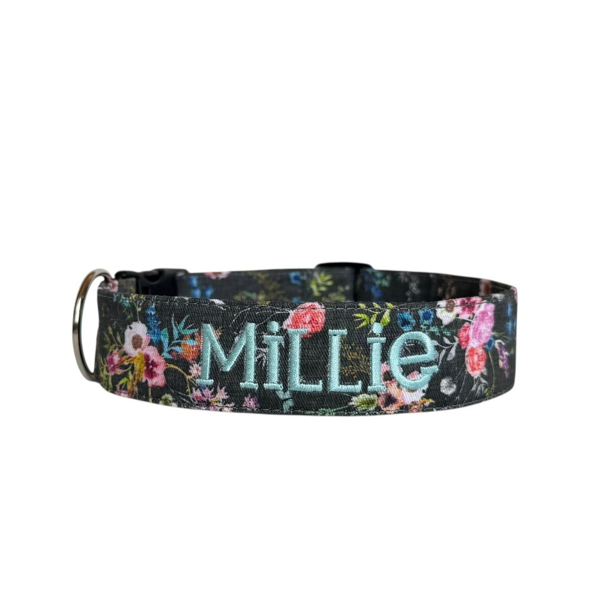 Floral Personalized Dog Collar – Duke & Fox