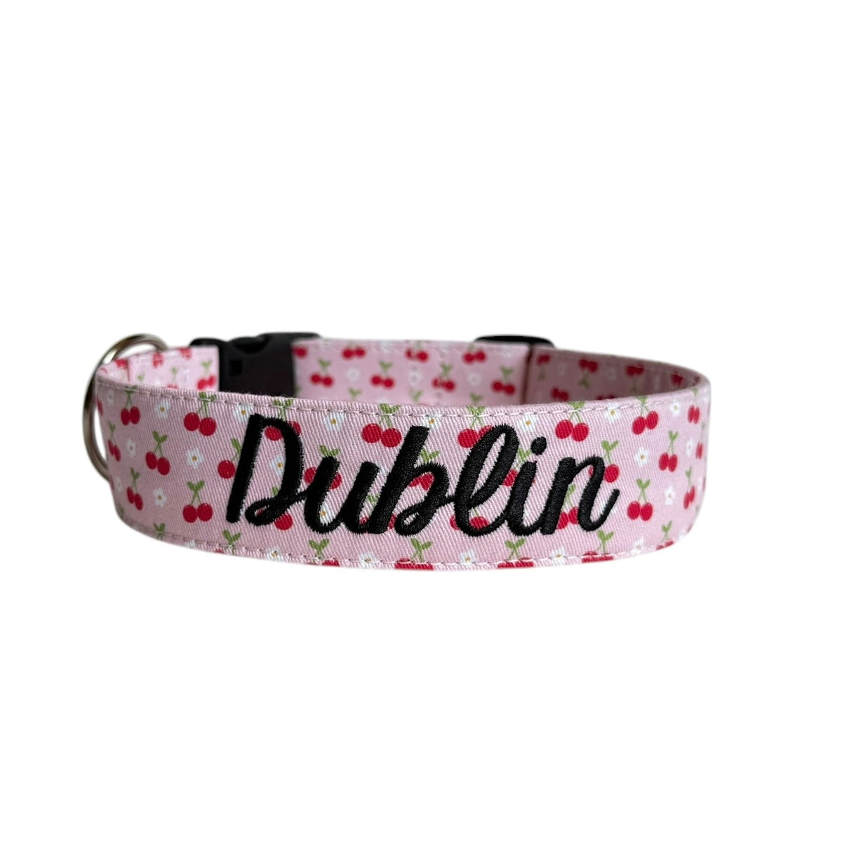 Cherry Personalized Dog Collar – Duke & Fox