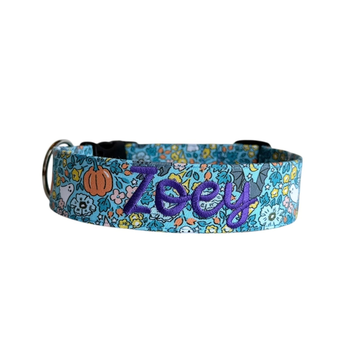 Floral Halloween Personalized Dog Collar – Duke & Fox