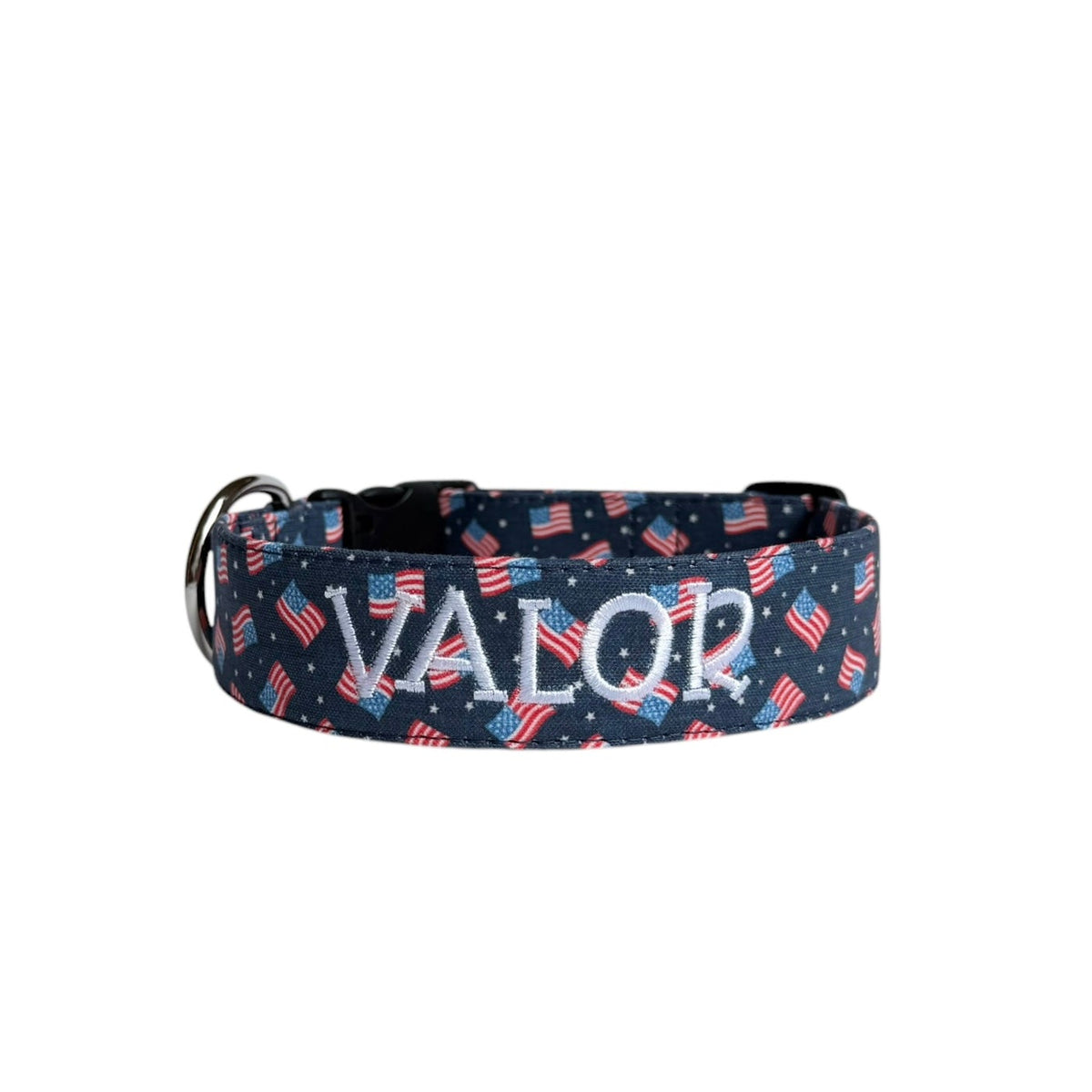 American Flag Personalized Dog Collar – Duke & Fox