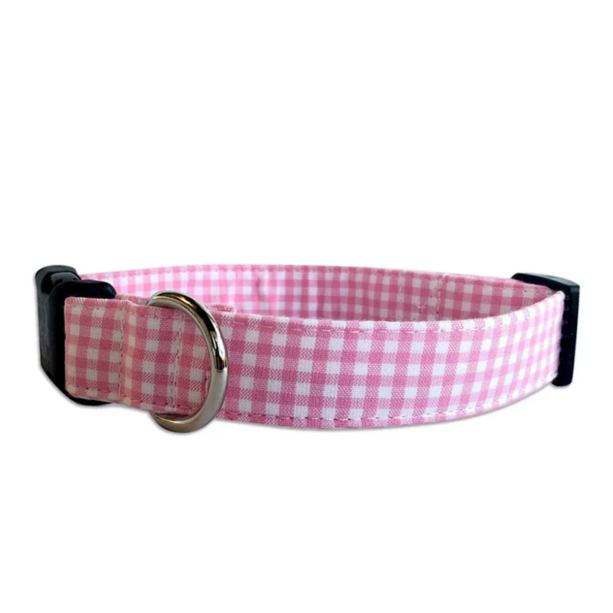 Pink Gingham Personalized Dog Collar – Duke & Fox