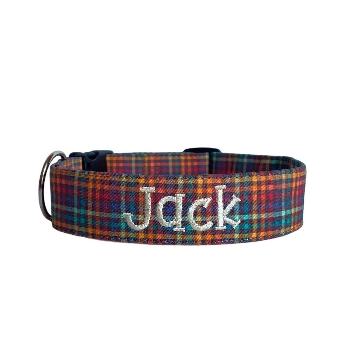 Fall Plaid Personalized Dog Collar – Duke & Fox