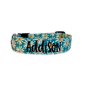 Personalized, Embroidered Dog Collars, Engraved Buckle Dog Collars ...