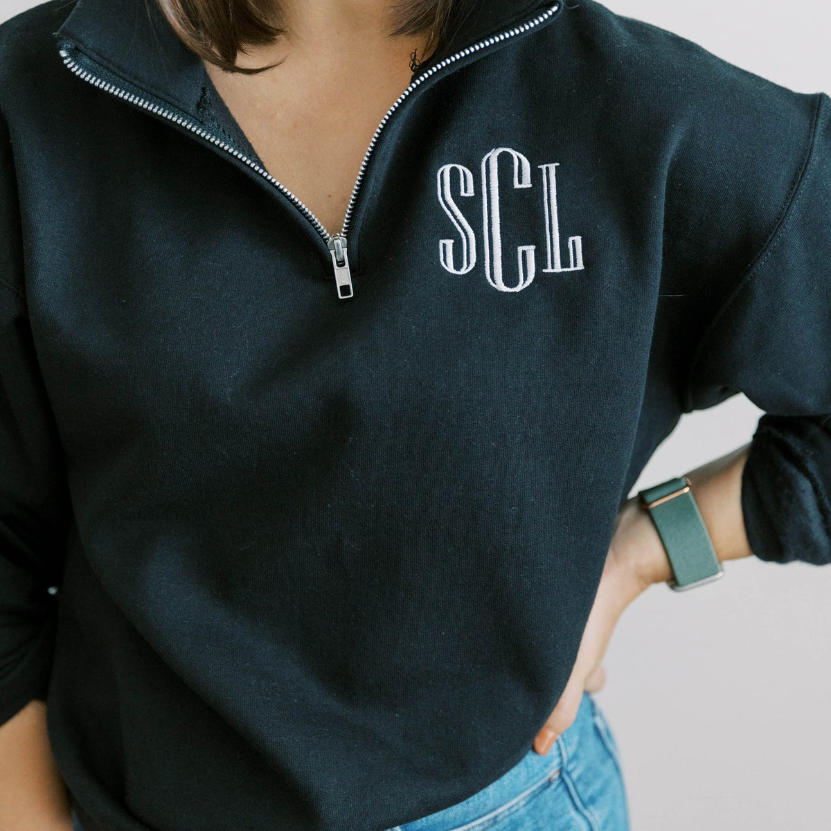 Personalized Monogram 1/4 Zip – Duke & Fox