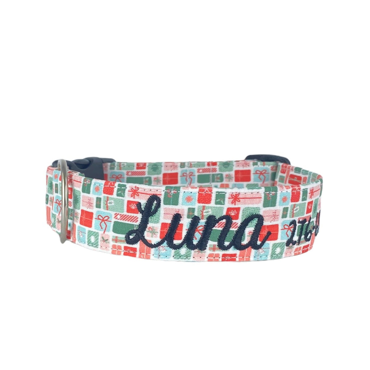 Christmas Presents Personalized Dog Collar – Duke & Fox